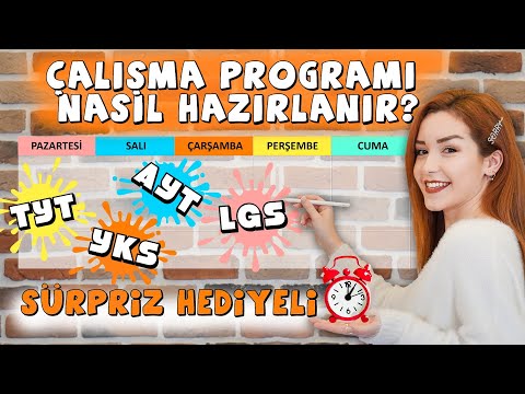 📚ÇALIŞMA PROGRAMI NASIL HAZIRLANIR❓📝 KENDİ PROGRAMINI KENDİN HAZIRLA ✅