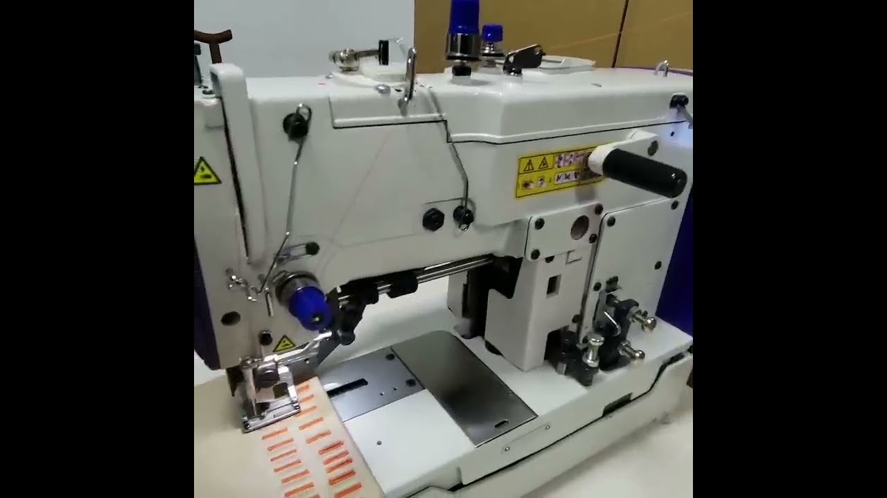 V-782E Direct drive button holing machine with innder side presser foot ...
