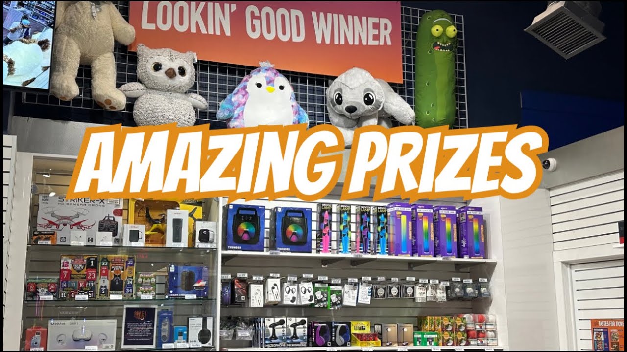 The CRAZIEST Arcade Prizes Ever 🤪 - YouTube