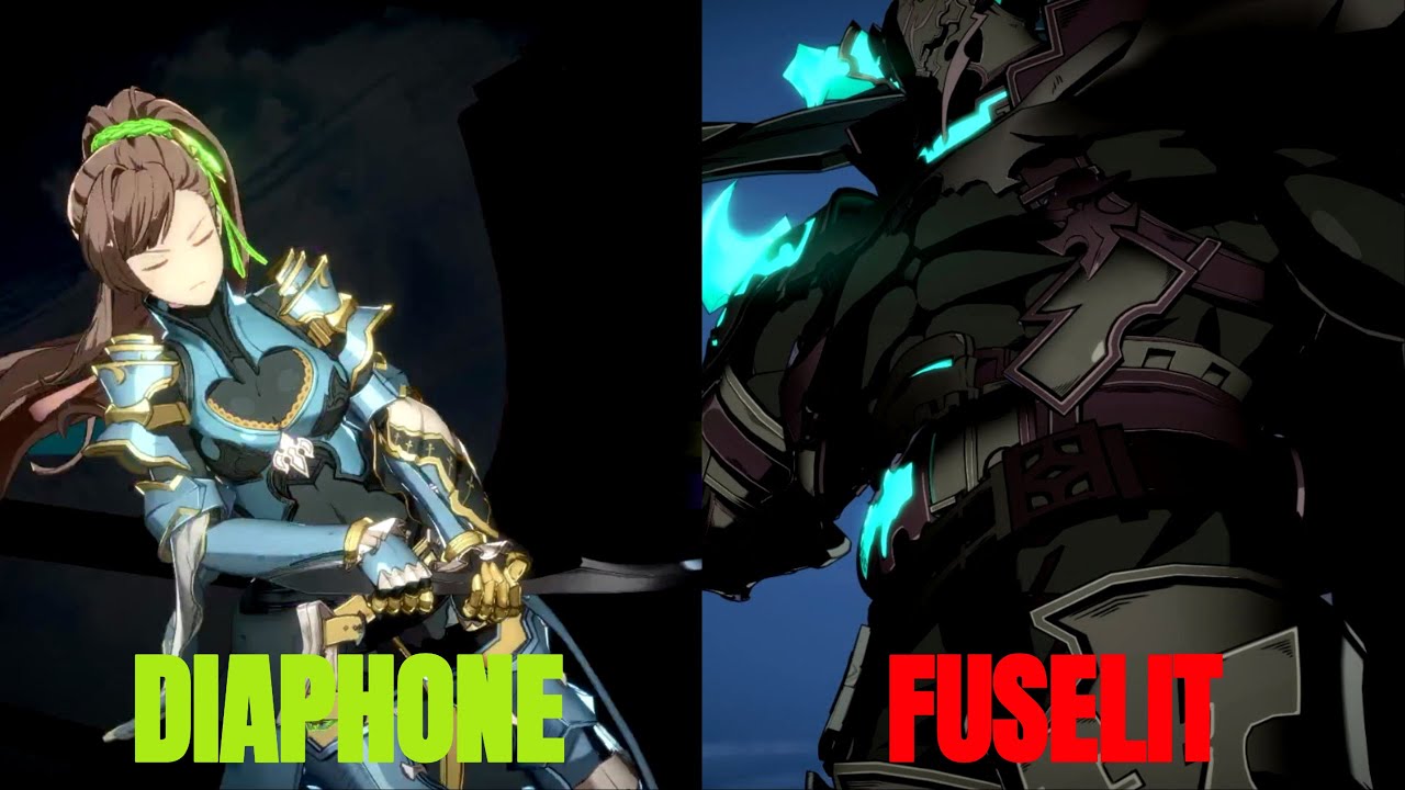 GBVSR High Level Gameplay Diaphone Beatrix VS Fuselit Vaseraga - YouTube