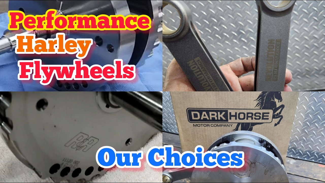 Performance Harley Crank Flywheel Assembly S&S Dark Horse R&R ...