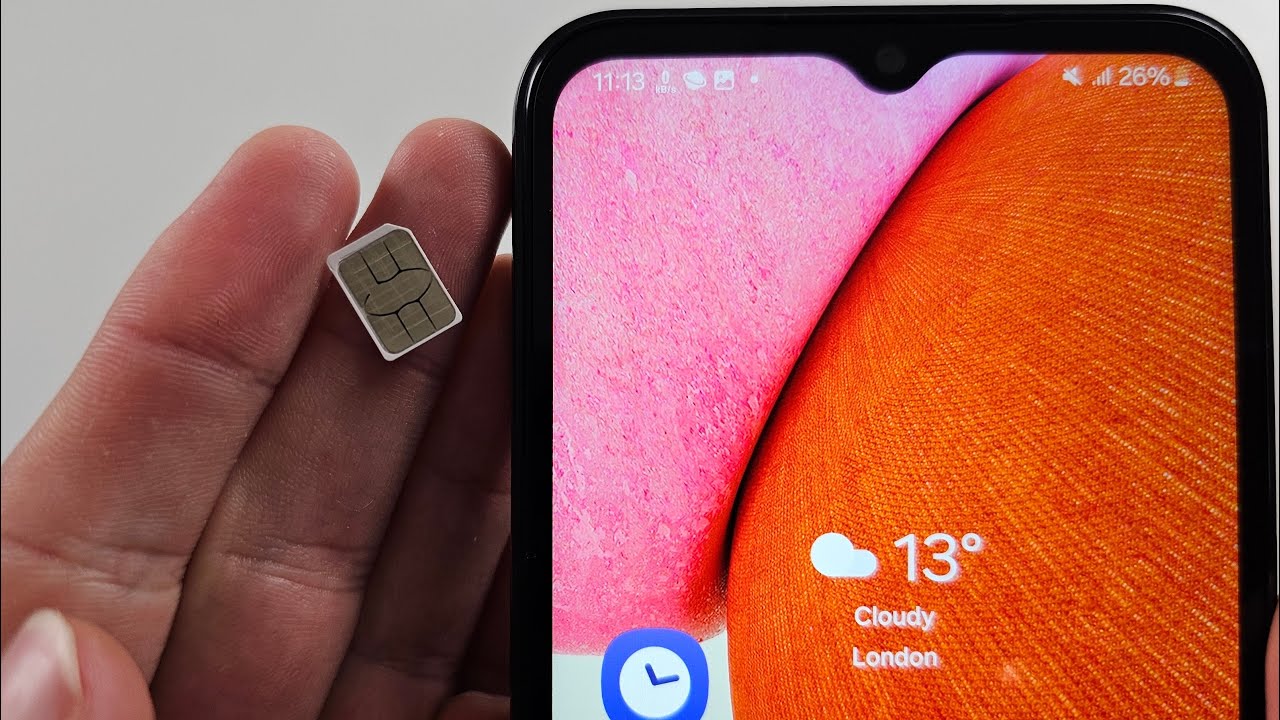 How To Remove SIM Card from Samsung Galaxy A14 - YouTube