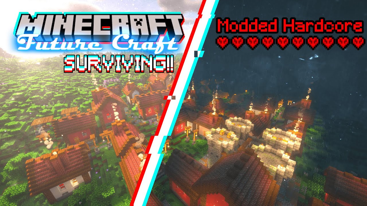 SURVIVING MODDED MINECRAFT HARDCORE!!|FutureCraft - YouTube