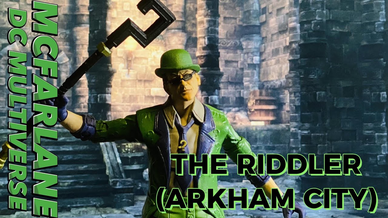 THE RIDDLER | ARKHAM CITY | MCFARLANE TOYS | DC MULTIVERSE | ACTION ...