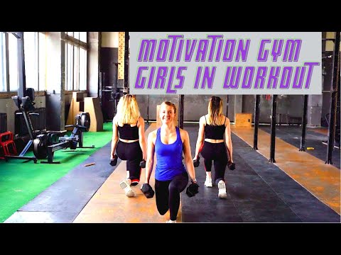 MOTIVATION GYM GIRLS IN WORKOUT - YouTube