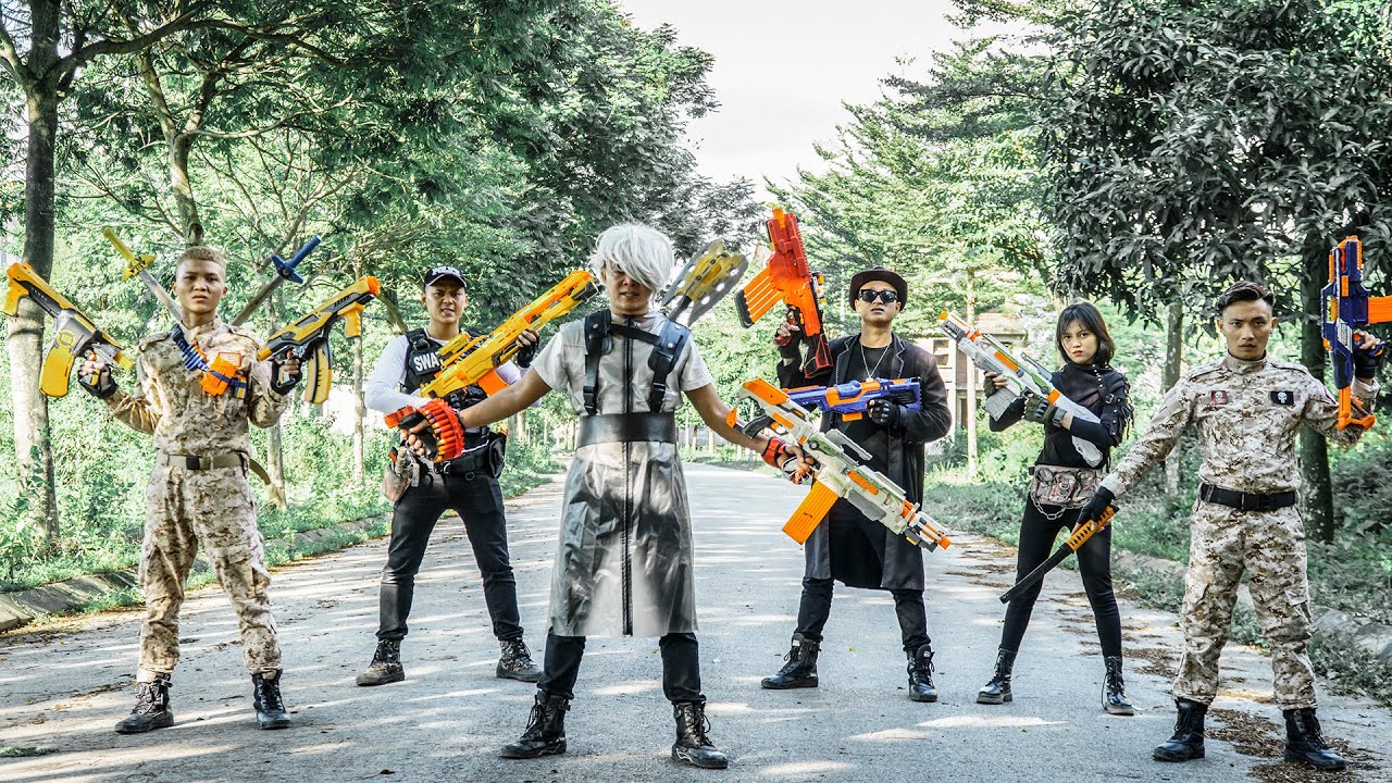 Nerf Guns War : Immortal Squad SEAL TEAM Nerf Guns Music Warriors Fight ...