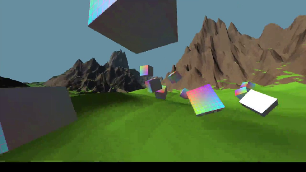 Terrain plugin for Godot Engine: cubes and character together - YouTube