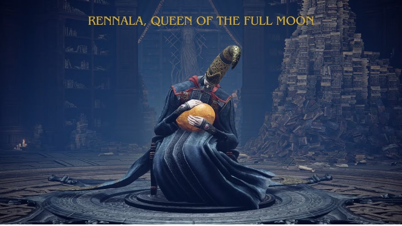 ELDEN RING - RENNALA, QUEEN OF THE FULL MOON & RED WOLF OF RADAGON BOSS ...