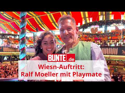 Ralf Moeller in Playmate-Begleitung auf dem Oktoberfest