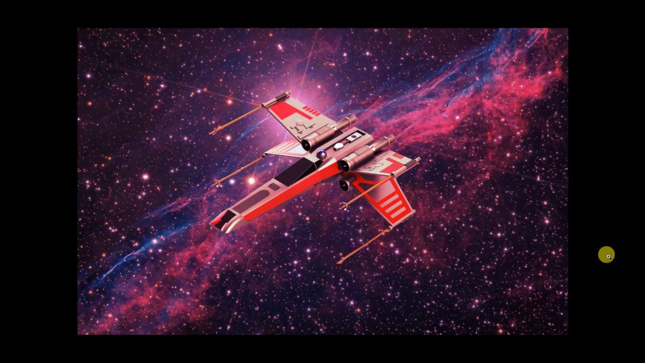 X-WING Luke Skywalker SOLIDWORKS - YouTube
