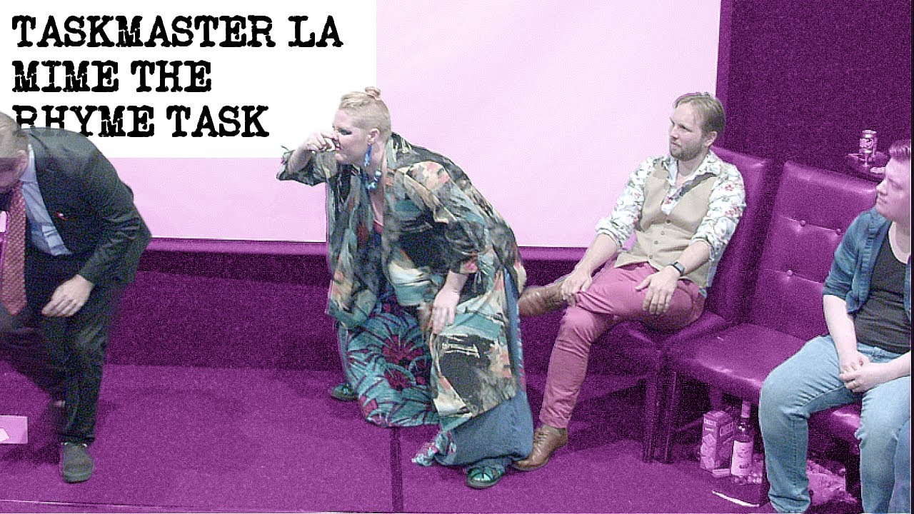 Taskmaster LA: Mime the Rhyme or Fairy Tale Task - YouTube