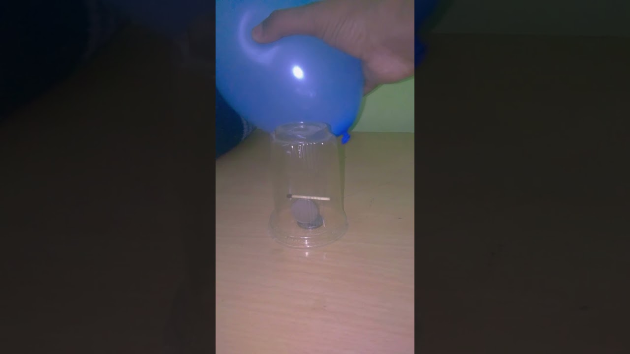 balloon magnet magic trick with match stick 😮😮😮 - YouTube