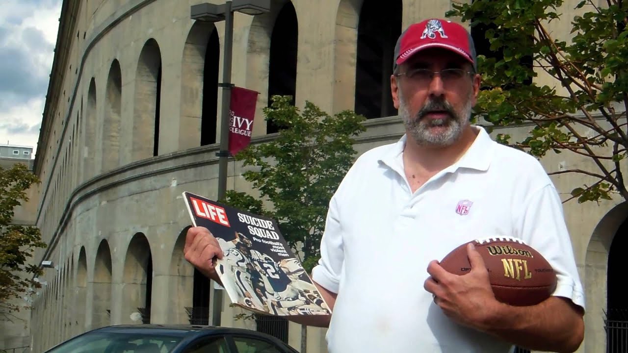 Bob Gladieux Sept 20 1970 Harvard Stadium Patriots - YouTube