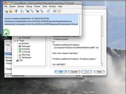 Tutorial: VisualWorks Product Overview - VisualWorks Settings - YouTube
