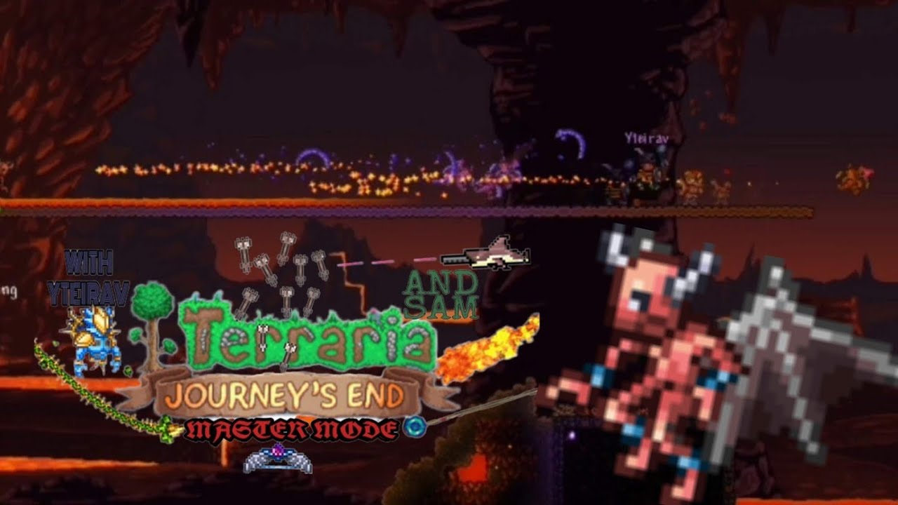 Building a hell bridge | terraria 1.4 master | Episode 39 - YouTube