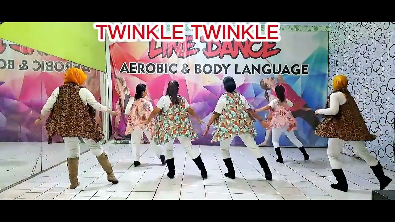 Twinkle Twinkle - Line Dance - Demo by Dede holis & Nuri studio - YouTube