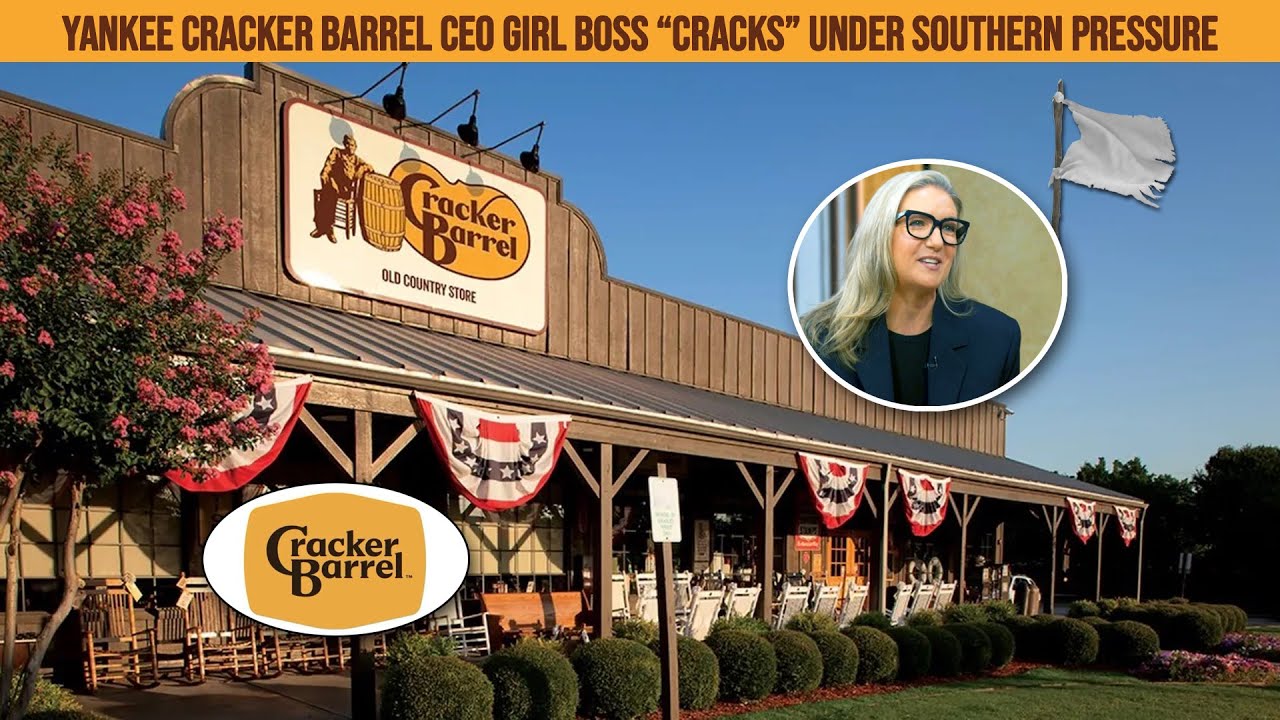 Yankee Cracker Barrel Girl Boss "Cracks" Under Pressure After Attacking ...