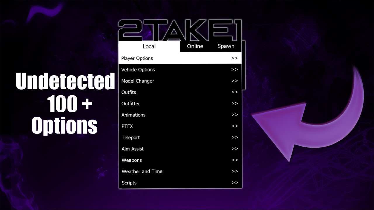 2Take1.. An Insane, Undetected Mod Menu. (Tutorial/Showcase) - YouTube