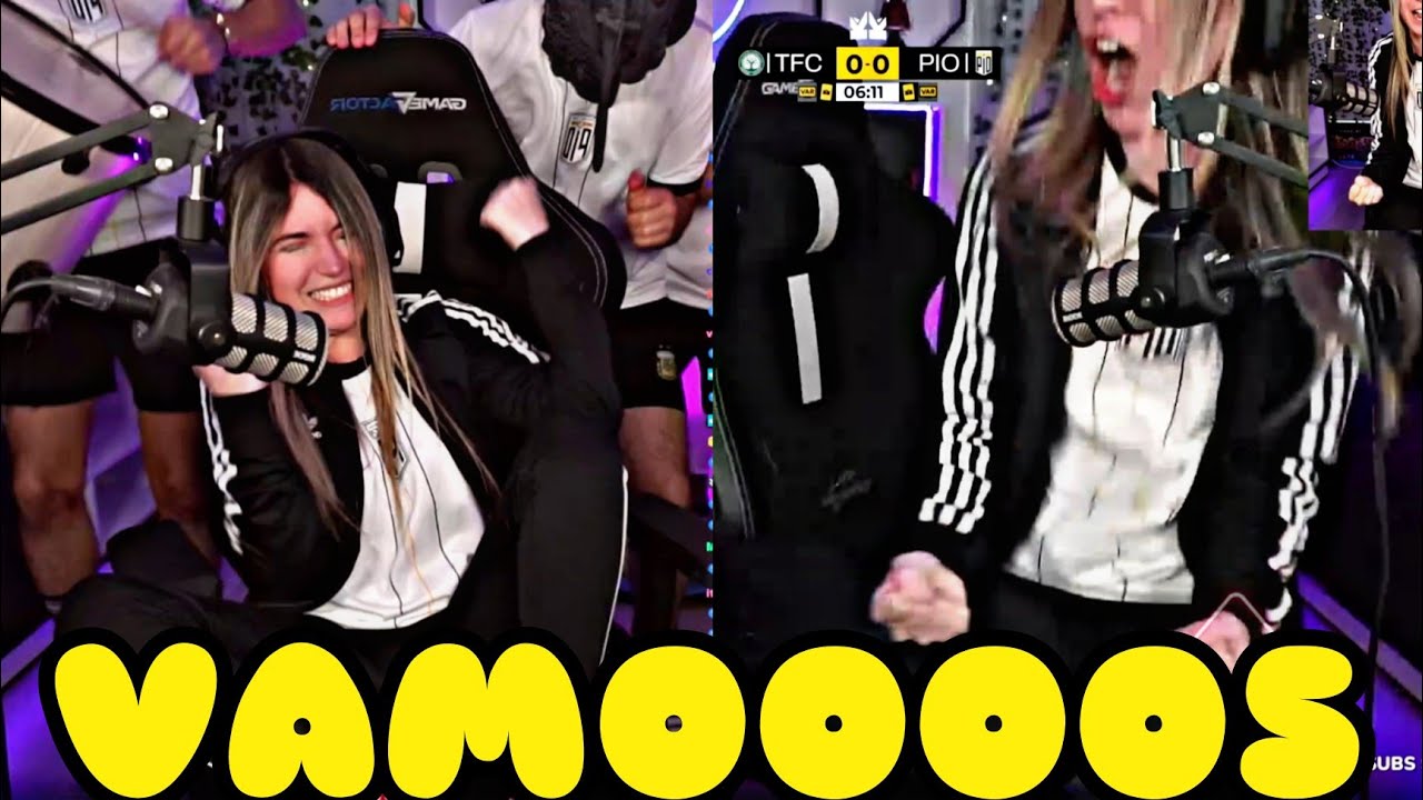 Así celebró Rivers los goles de PIO - YouTube