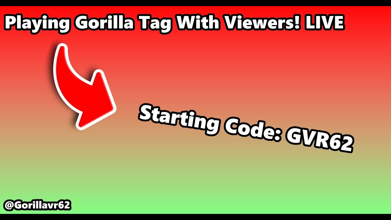 🔴LIVE🔴Gorilla Tag Codes! - YouTube