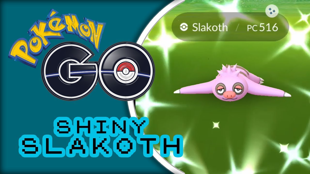 Slakoth shiny | Pokémon GO - YouTube