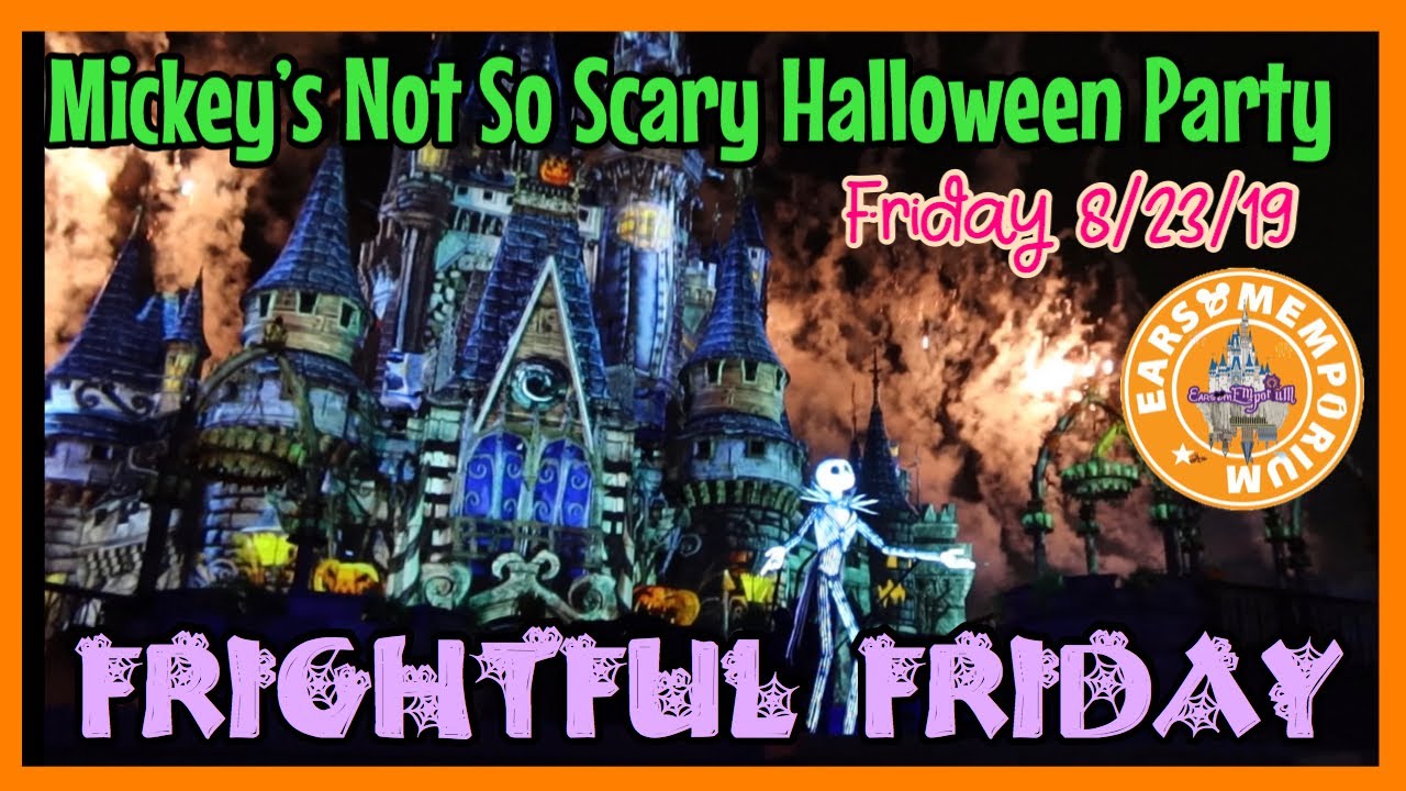 🔴LIVE: Frightful Friday at Mickey’s Not So Scary Halloween Party. - YouTube