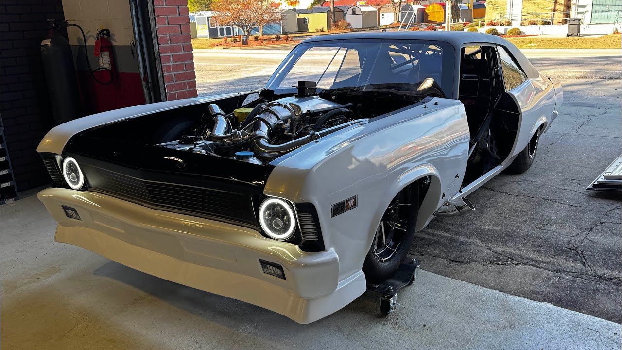 Twin turbo Hemi Nova powered by Holley EFI - YouTube