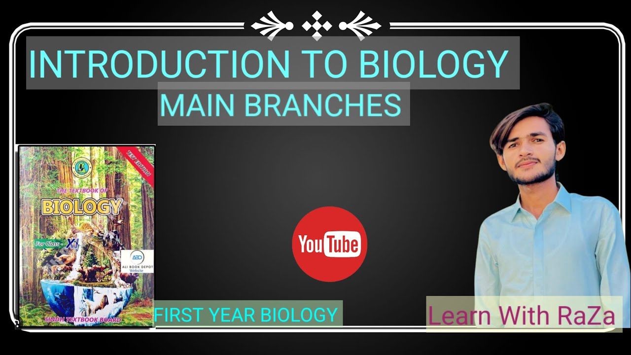 Introduction To Biology| Main Branches of Biology| STB First Year ...