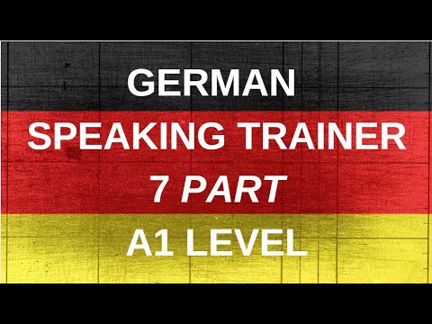 7 PART CONVERSATIONAL TRAINER IN GERMAN SPEAKING - YouTube