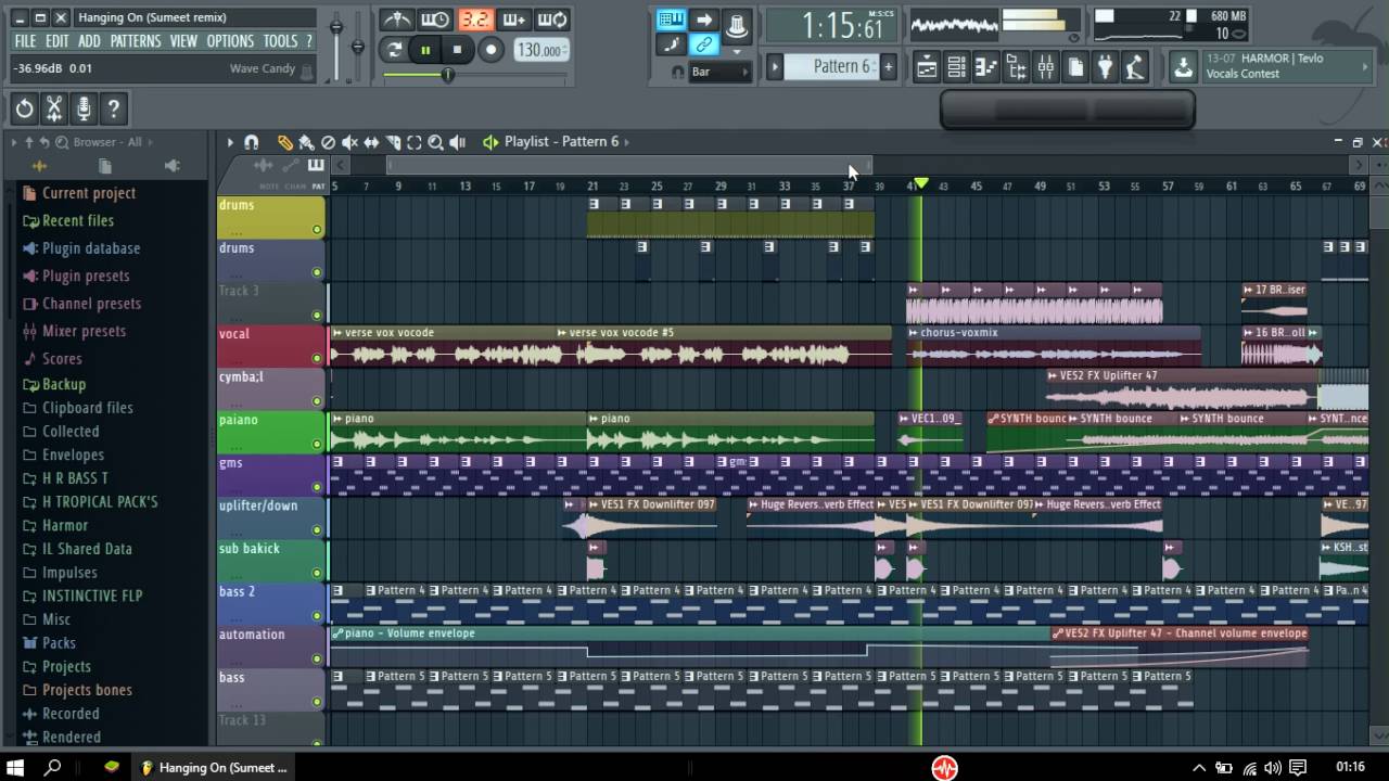 hanging on fl studio remake,(fl studio 12 remake)(LYRICS ON SUBTITLES ...