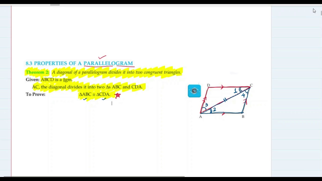 IX CBSE - Maths ch#8 Quadrilaterals: Part 2 - Properties of ...