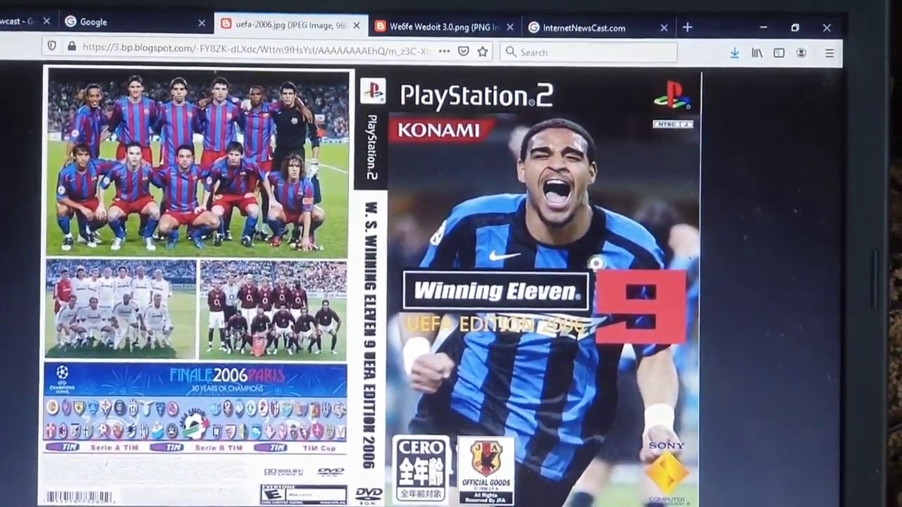 Adriano WE9 UEFA Edition 2006 PS2 July 10 2020 - YouTube