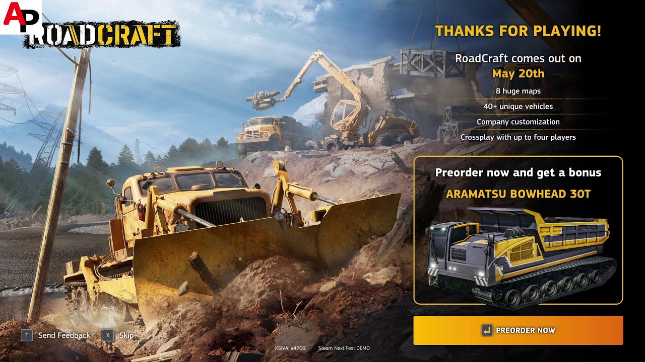 AndreasPlays RoadCraft DEMO - YouTube