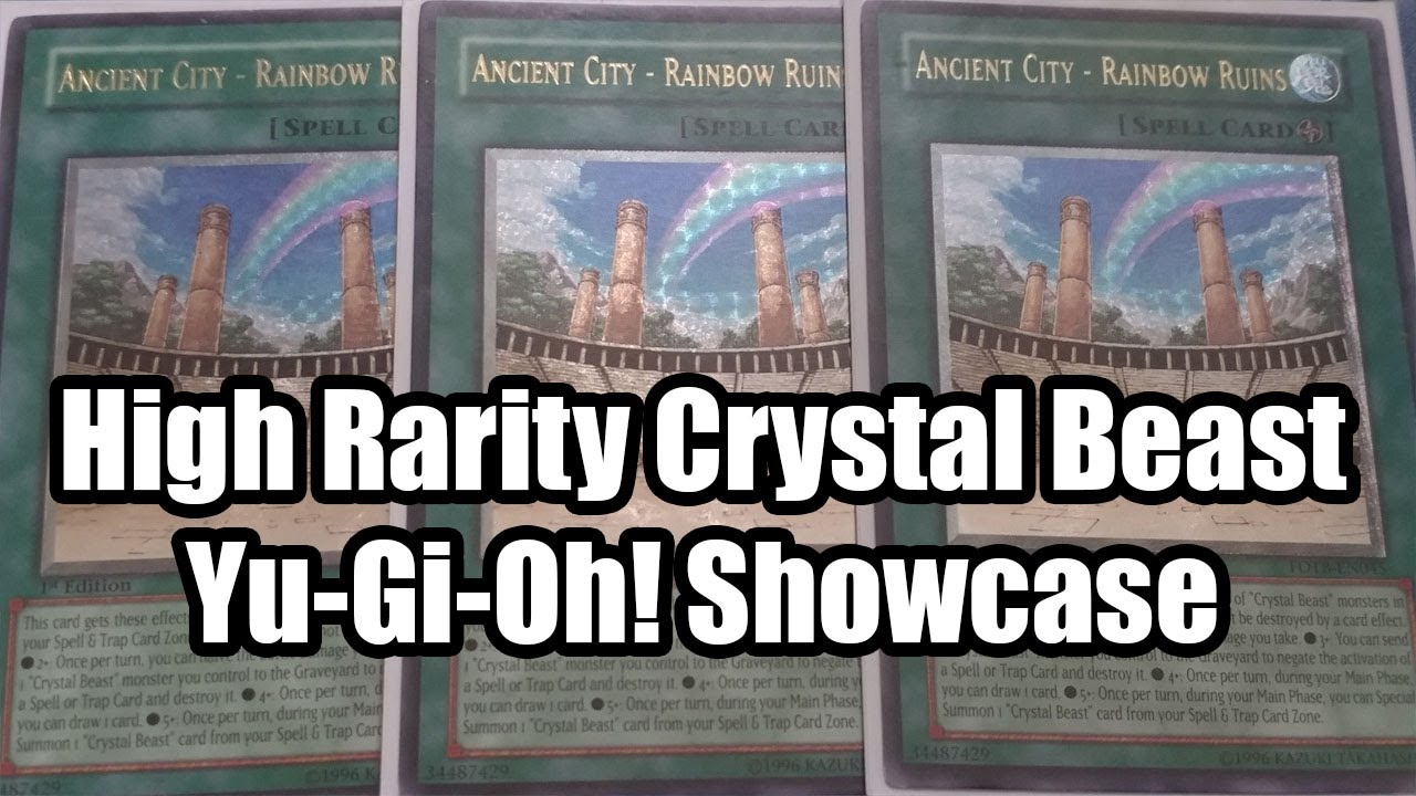 High Rarity Crystal Beast Yu-Gi-Oh! Showcase - YouTube