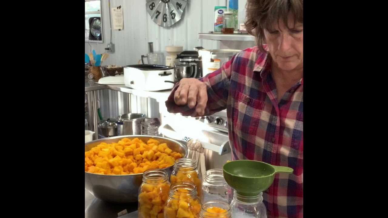 How to process pie pumpkins. - YouTube