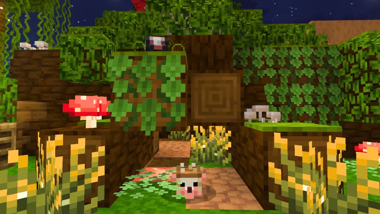 Hedgehog & Skunk Exhibit Naturalist 3.0 | Minecraft Animal Adventures ...