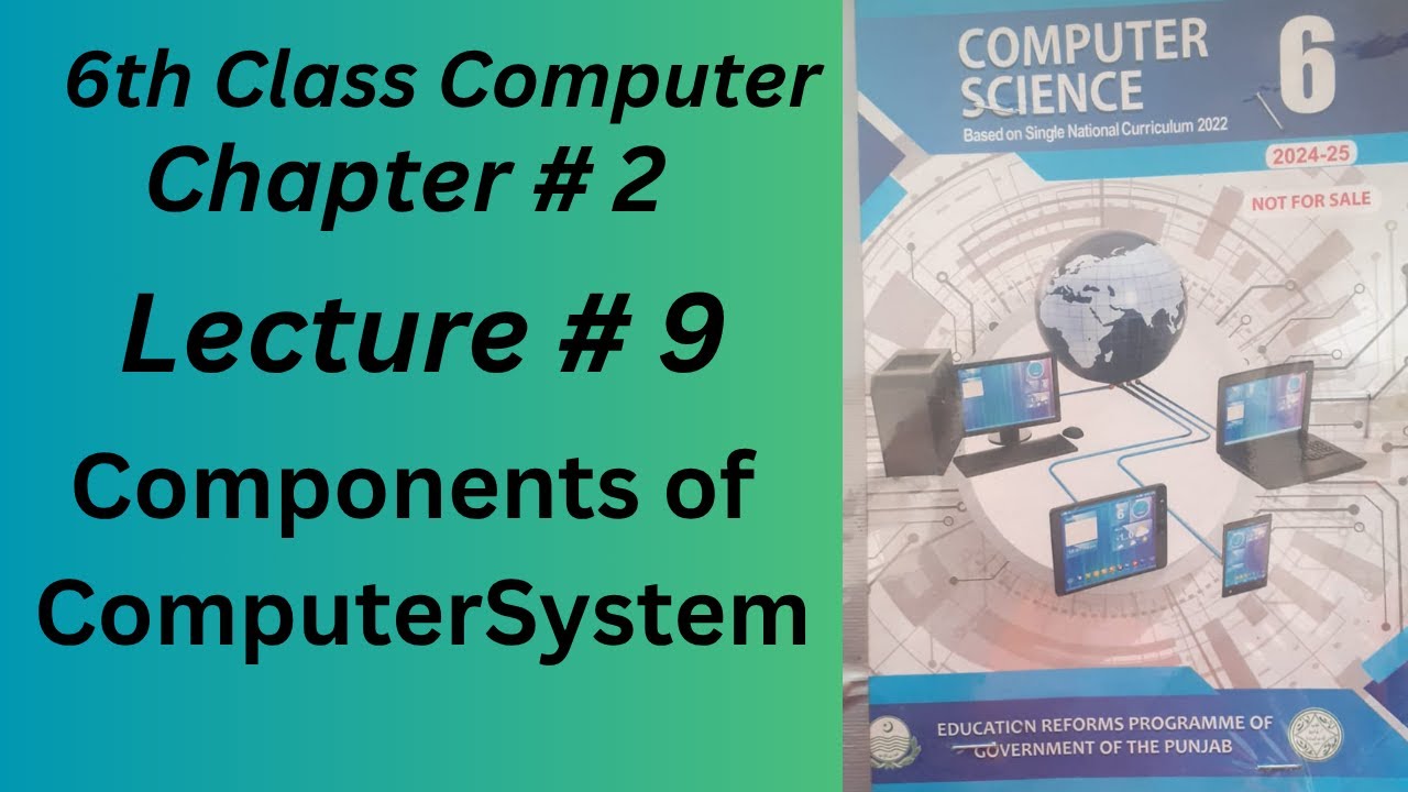 6th class computer unit 2 lecture number 9 II - YouTube