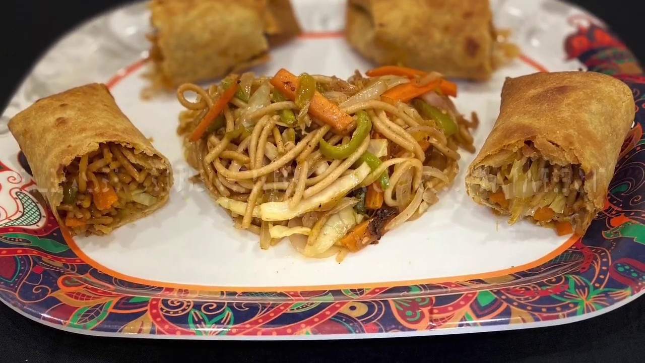Spring rolls | Easy spring roll | Wholewheat Spring roll | Airfryer ...