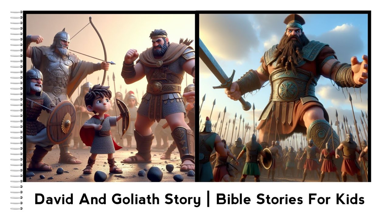 The Untold Story Of David And Goliath | Bible Stories For Kids | David ...