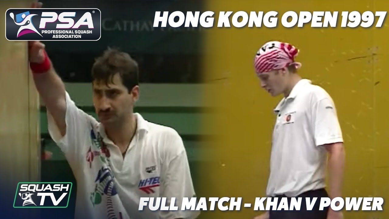 #ThrowbackThursday - Jansher Khan v Jonathon Power - 1997 Hong Kong ...