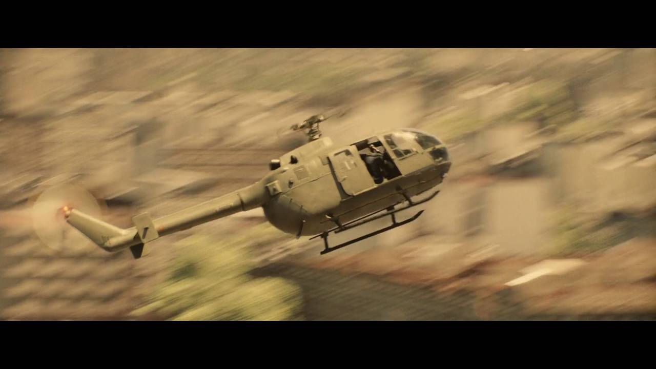 Spectre helicopter fight - YouTube