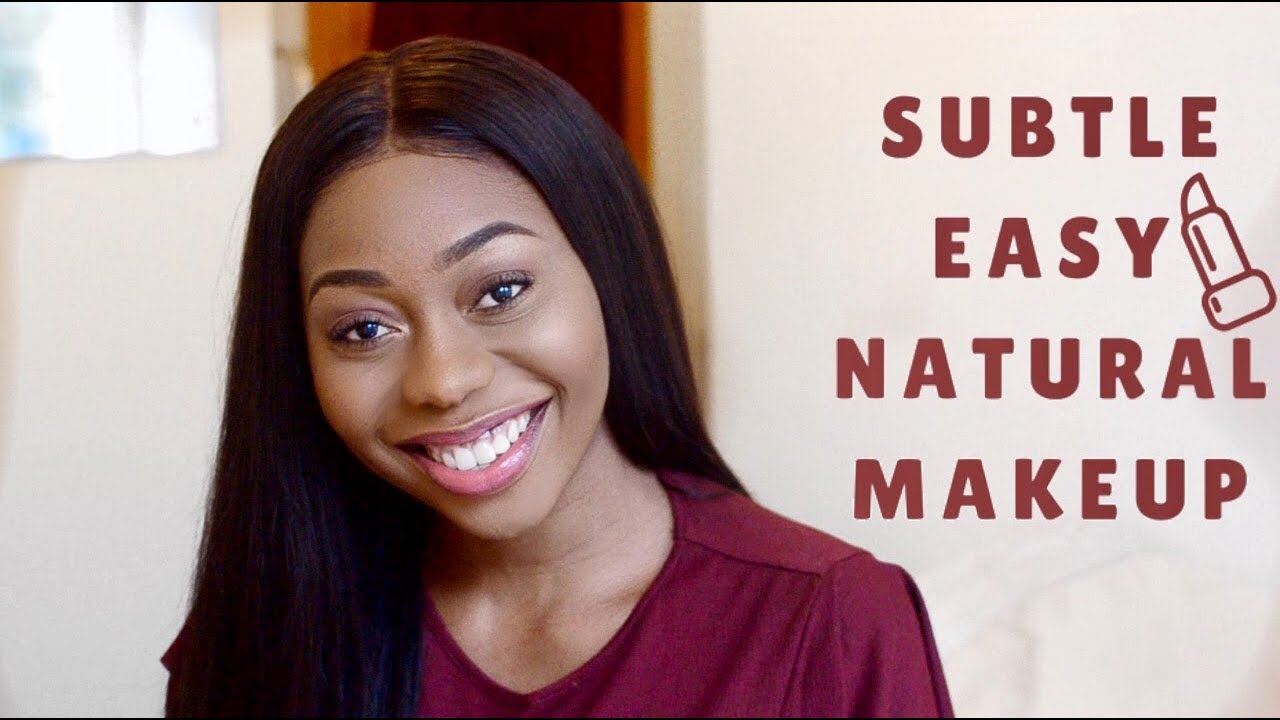 MY SUBTLE EASY NATURAL MAKEUP LOOK - YouTube