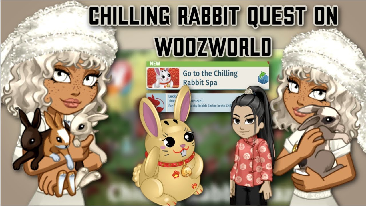 Woozworld- Chilling Rabbit Spa Quest On Woozworld 2023 - YouTube