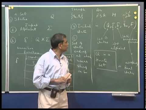 Mod-01 Lec-02 Introduction to finite automaton. - YouTube
