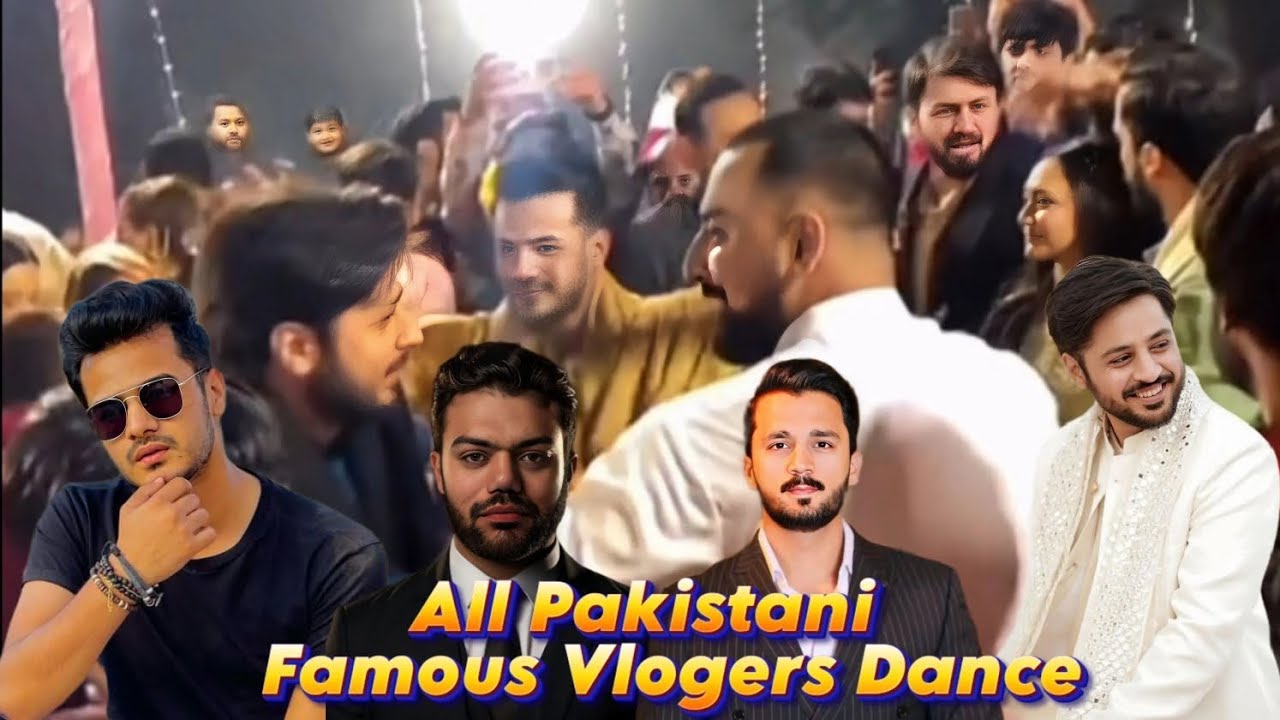Rajab Butt 🥳 Marriage Event. New vlog. All Vlogers Dance. Ducky bahi ...