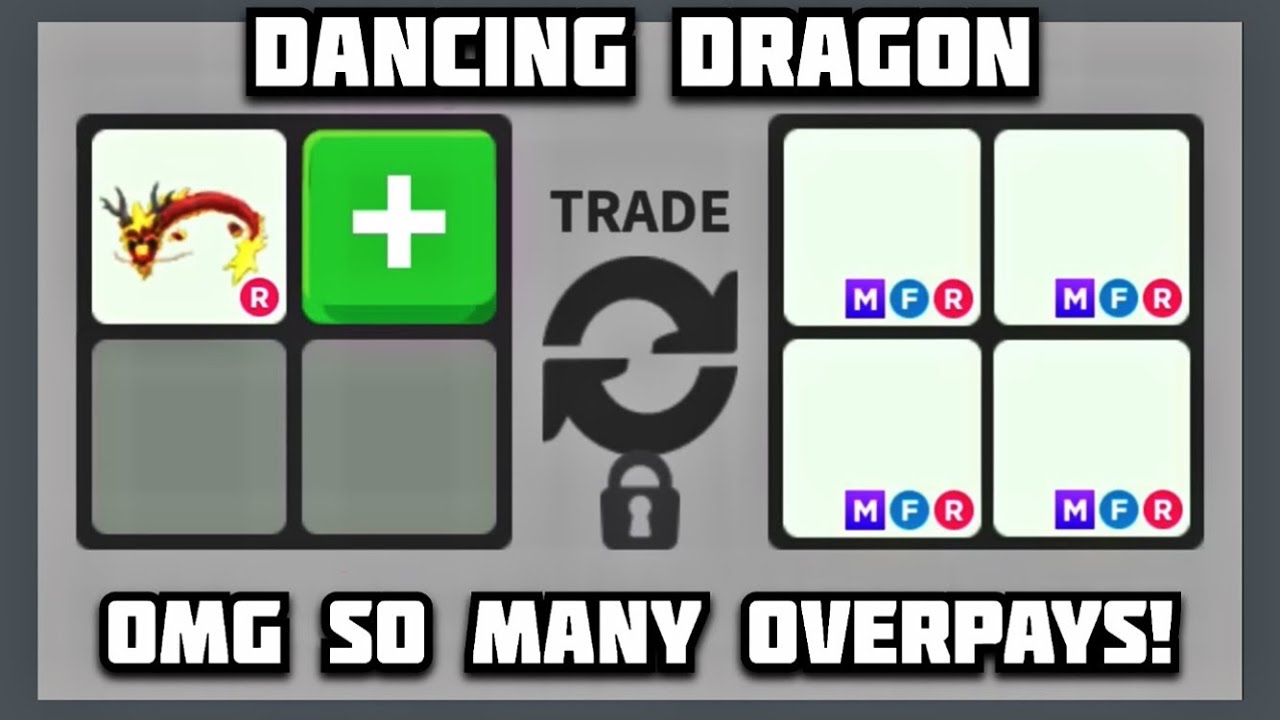 BEST 26 WIN OFFERS FOR DANCING DRAGON in Rich Servers Adopt me Roblox ...