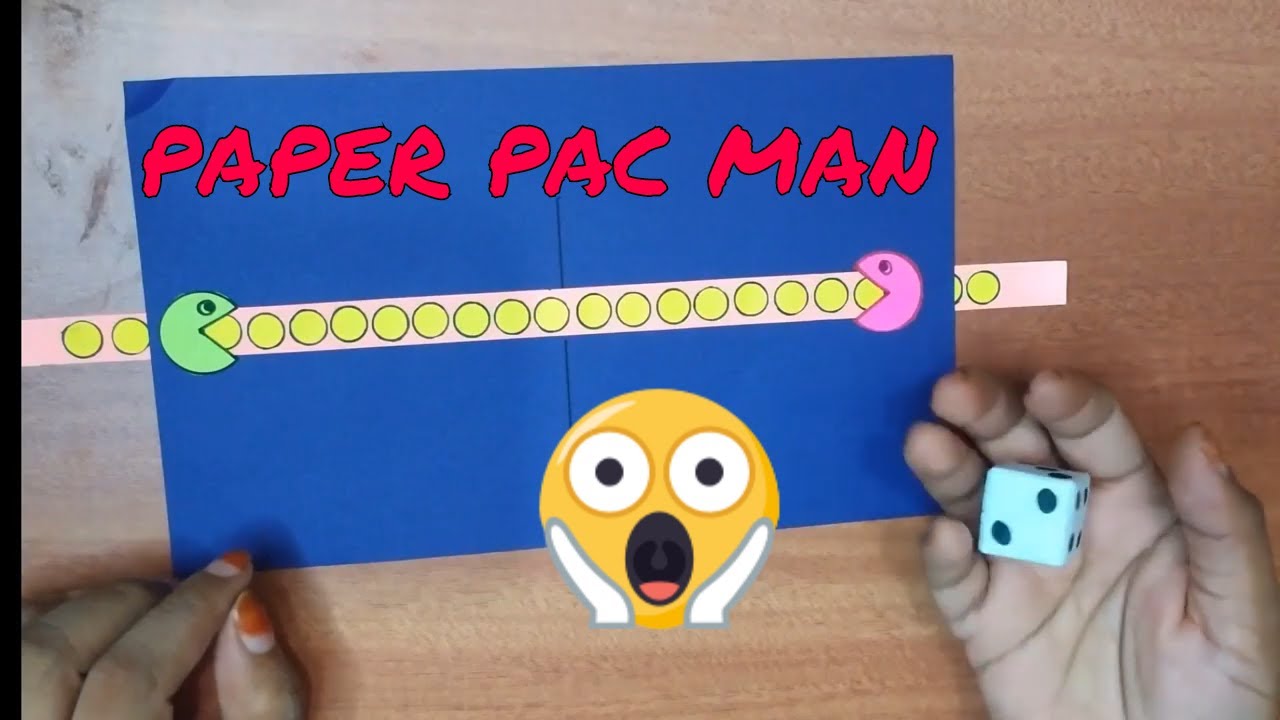 Paper Pacman Game - YouTube
