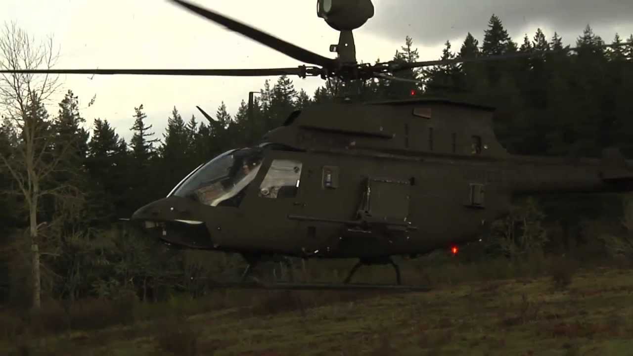 4-6 Cavalry OH-58D Kiowa Warrior Live Fire - YouTube