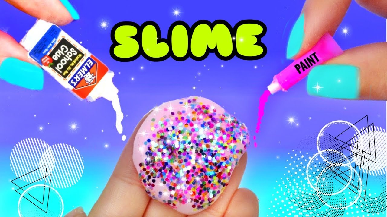 ¡Haz MINI SLIME brillante con ingredientes en miniatura! - YouTube