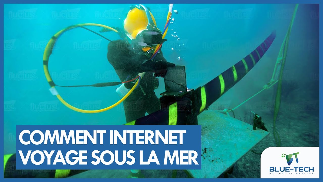 Comment internet voyage sous la mer - YouTube